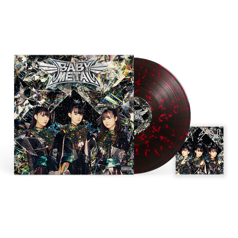 METAL FORTH BLACK RED SPLATTER VINYL - STORE EXCLUSIVE (WITH SIGNED CA ...